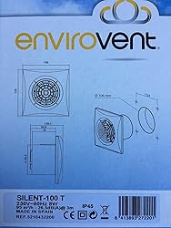 Envirovent SIL100 Silent-100 Axial Silent Extractor Fan Axial 100 mm ...