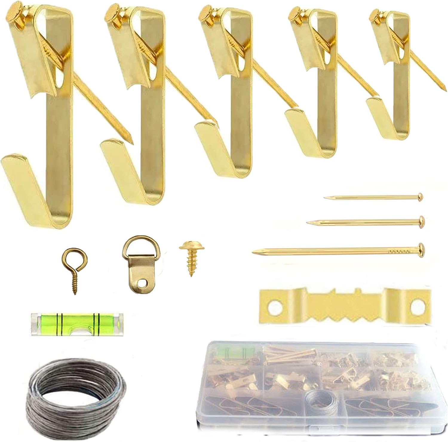 Amazon.com: Picture Hanging Kit 234pcs, 100lb/50lb/30lb/20lb/10lb ...