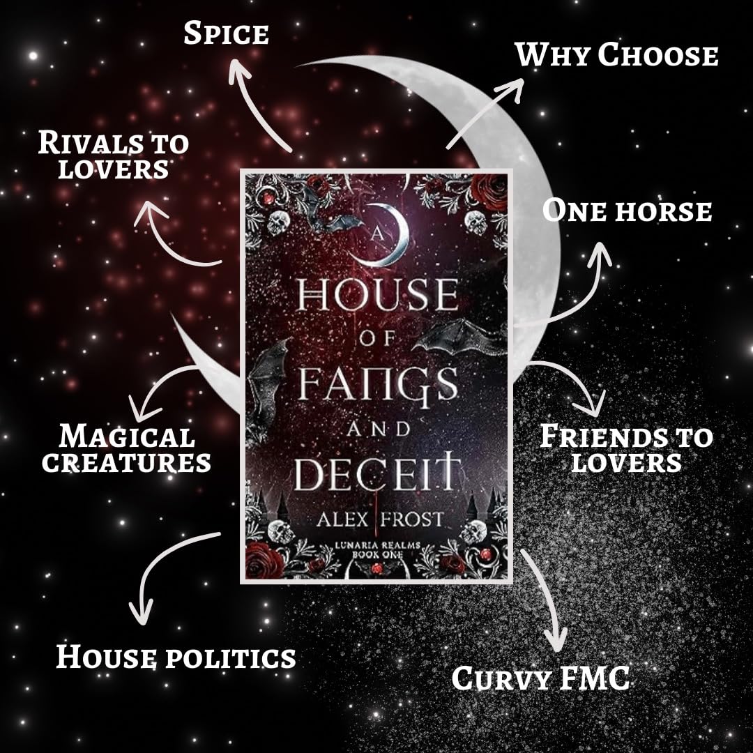 A House of Fangs & Deceit: A Spicy Fantasy Romance (Lunaria Realms Book 1) eBook : Frost, Alex ...