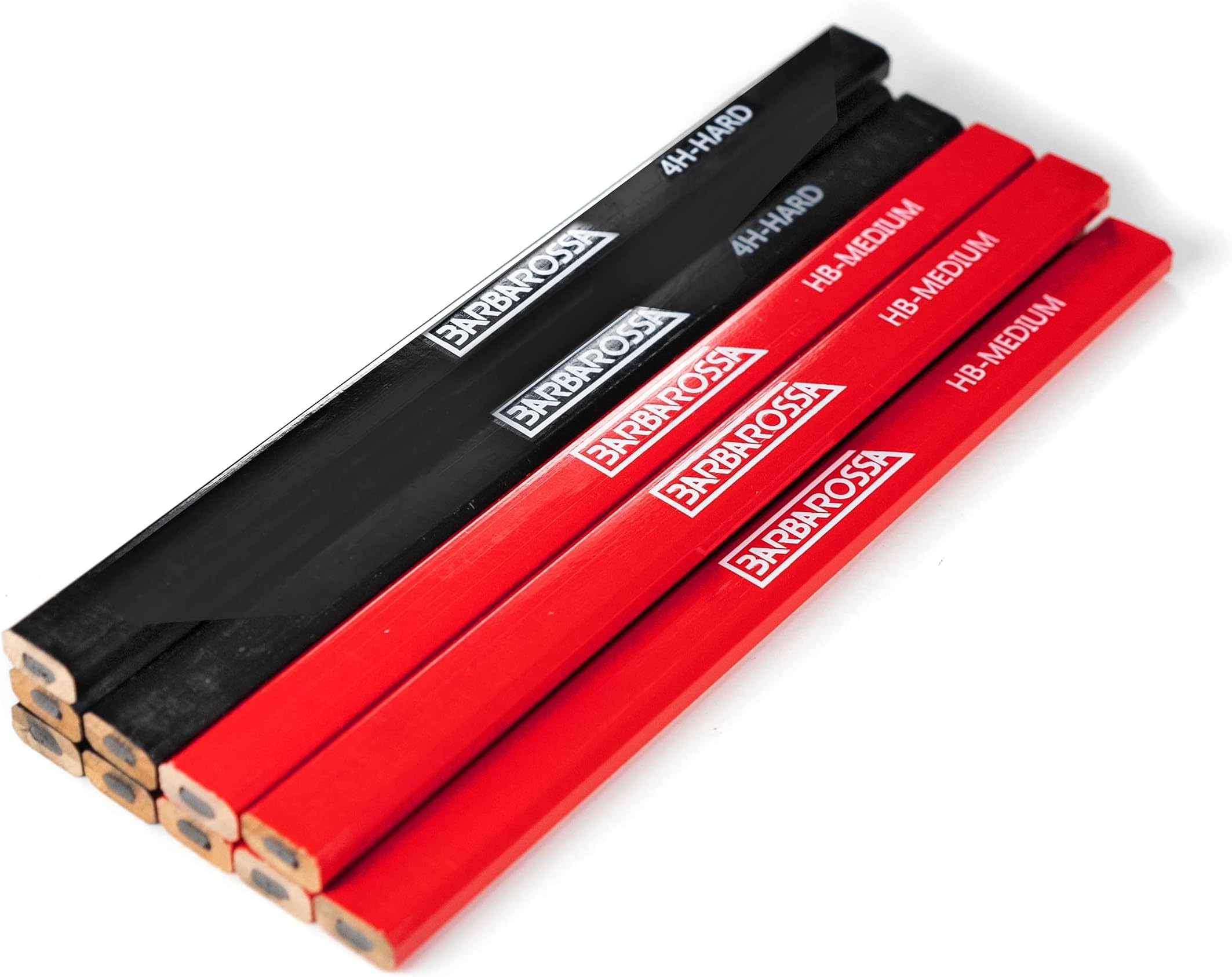 Barbarossa Octagonal Shape Pencil | Medium Hard Graphite Lead Natural ...