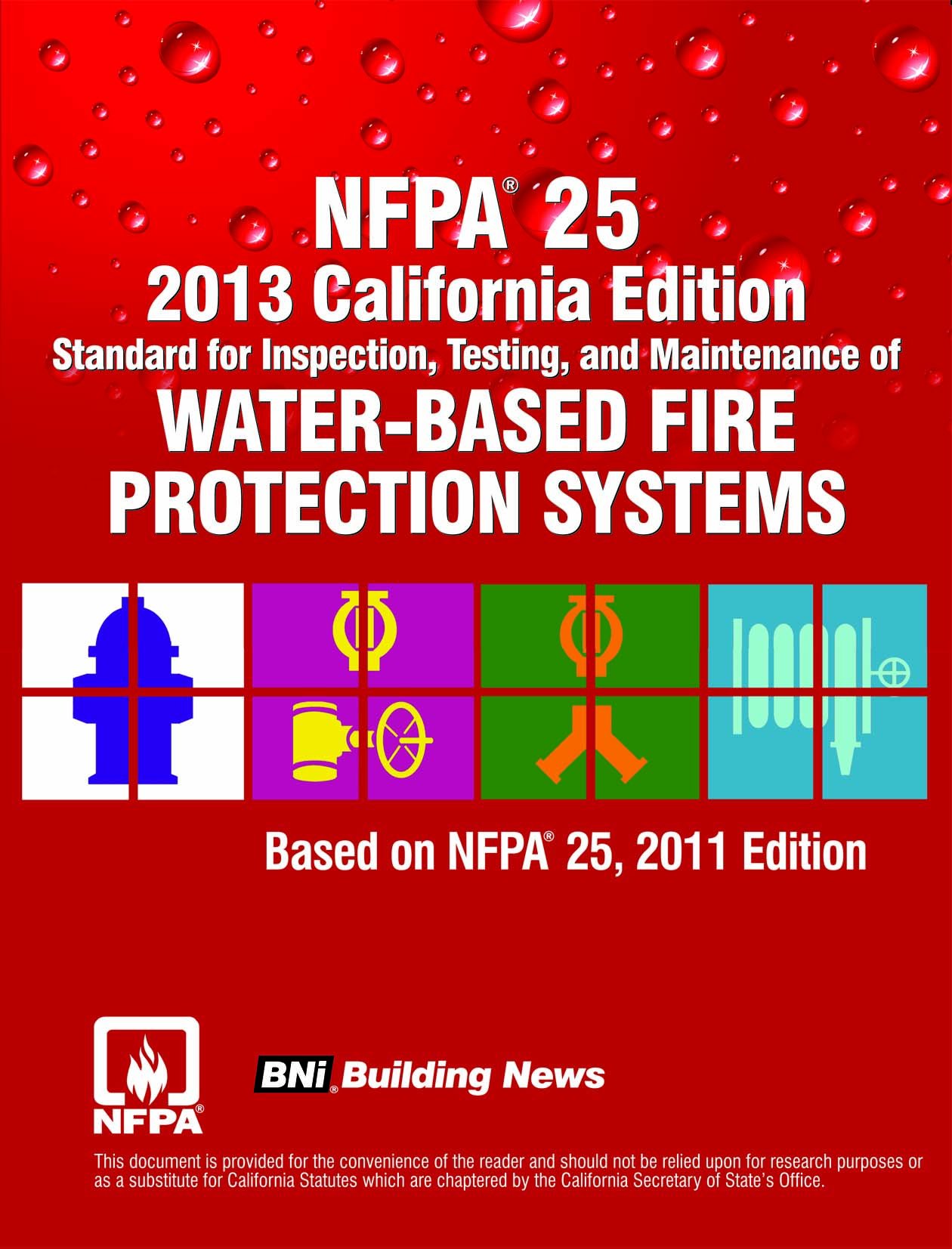 Buy NFPA 25 2013 California Edition: Standard for Inspection, Testing ...
