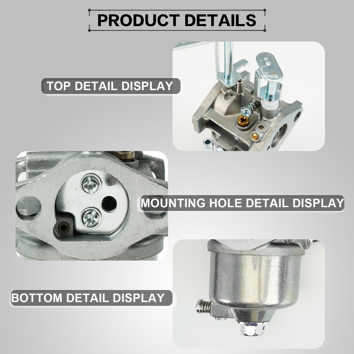 Snapklik.com : Carburetor For Champion Power Equipment 80cc 100cc 800W ...