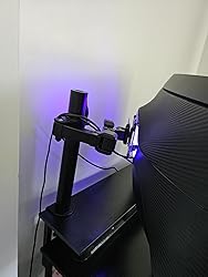 Amazon Basics Single Monitor Stand - Height Adjustable Arm Mount, Steel ...