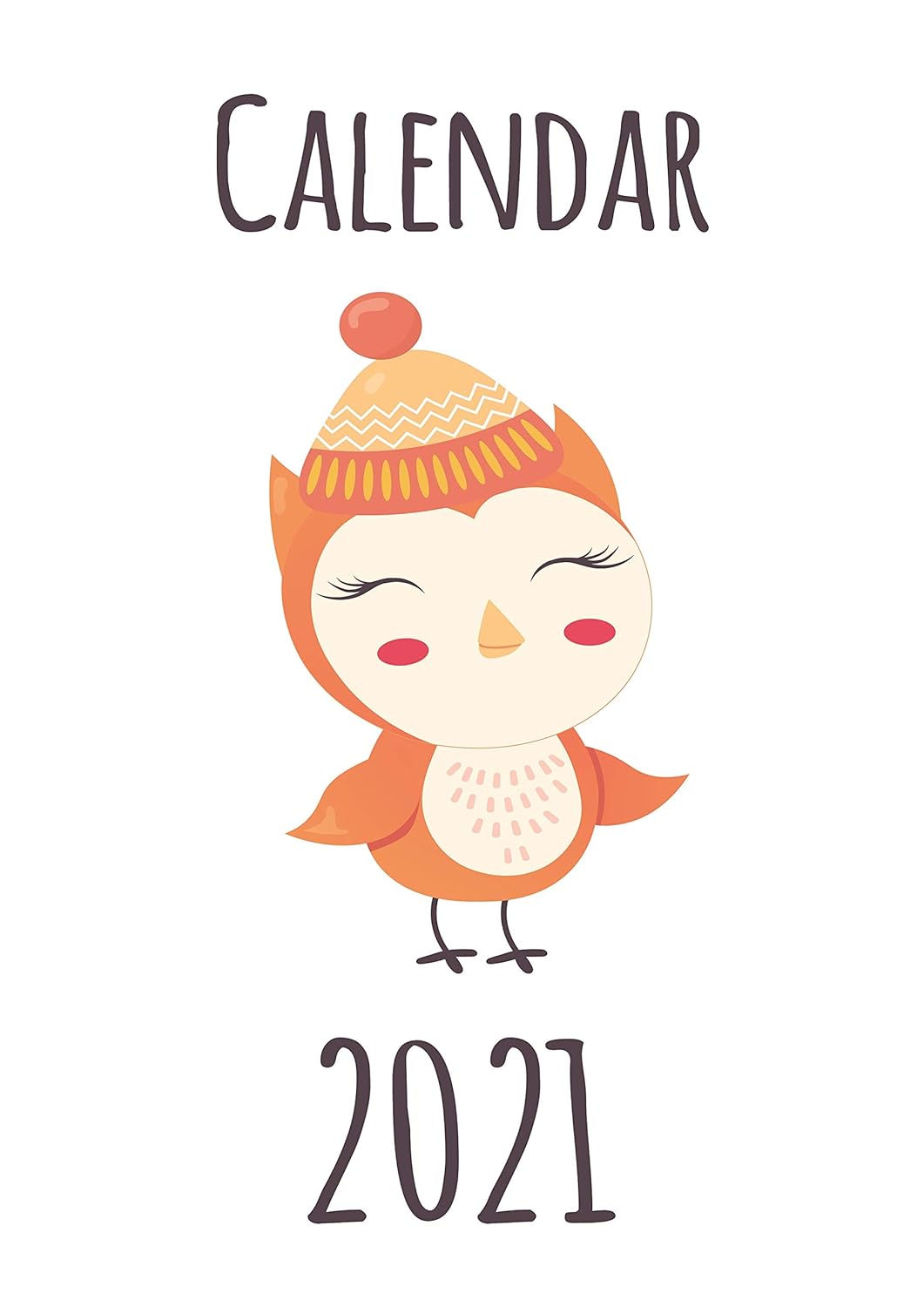 2021 Calendar: Monthly 2021 calendar with cute animals eBook : Fariwar ...