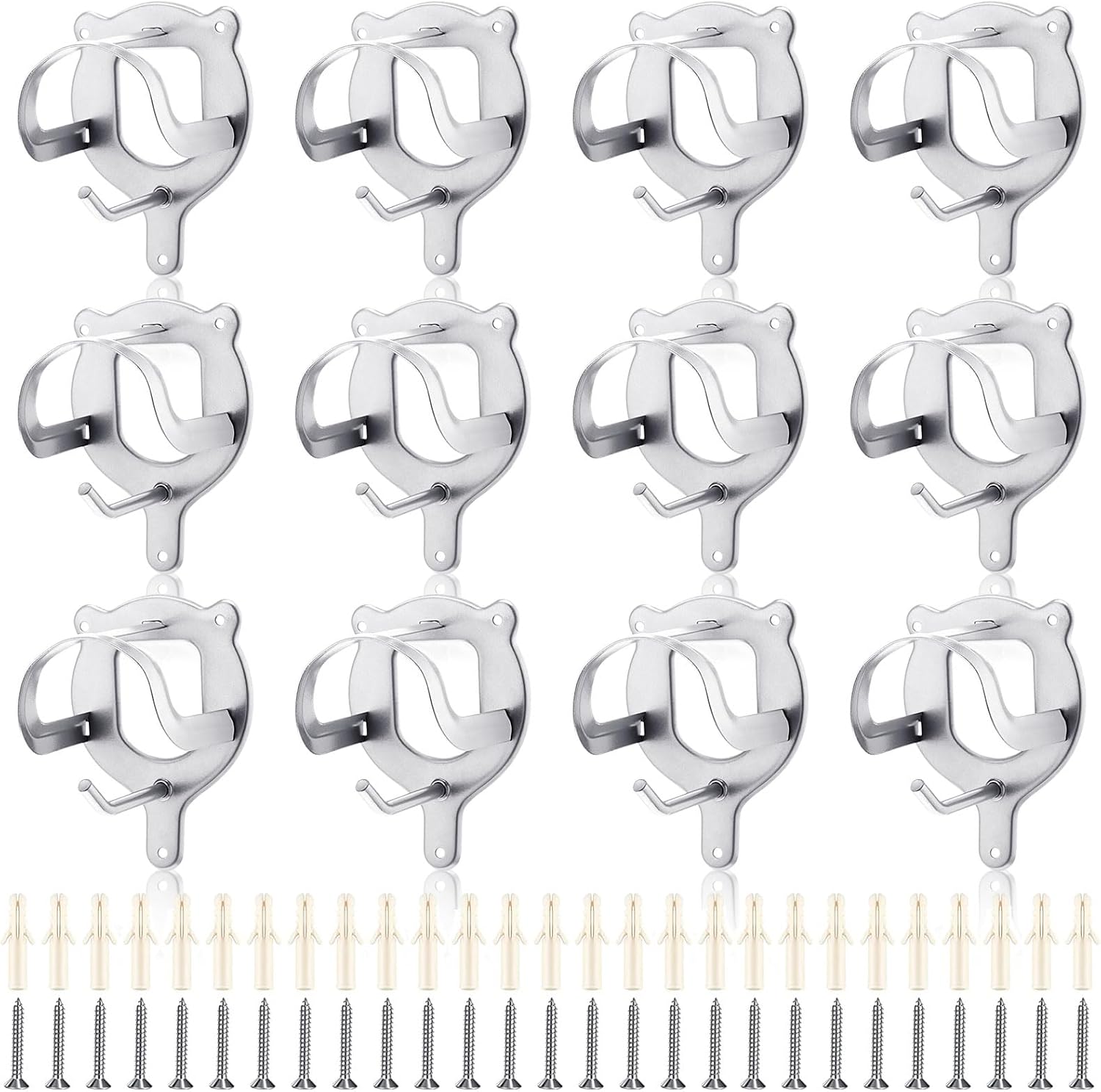 Amazon.com: Therwen 12 Pieces Horse Bridle Rack, Bridle Bracket Bridle ...