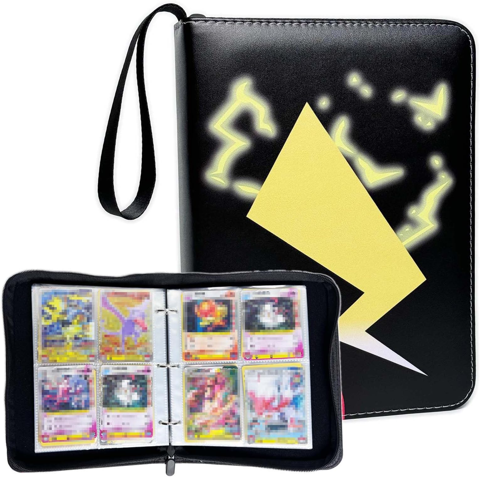 Card Binder, Trading Card Binder With 50 Detachable Sleeves For 400 ...