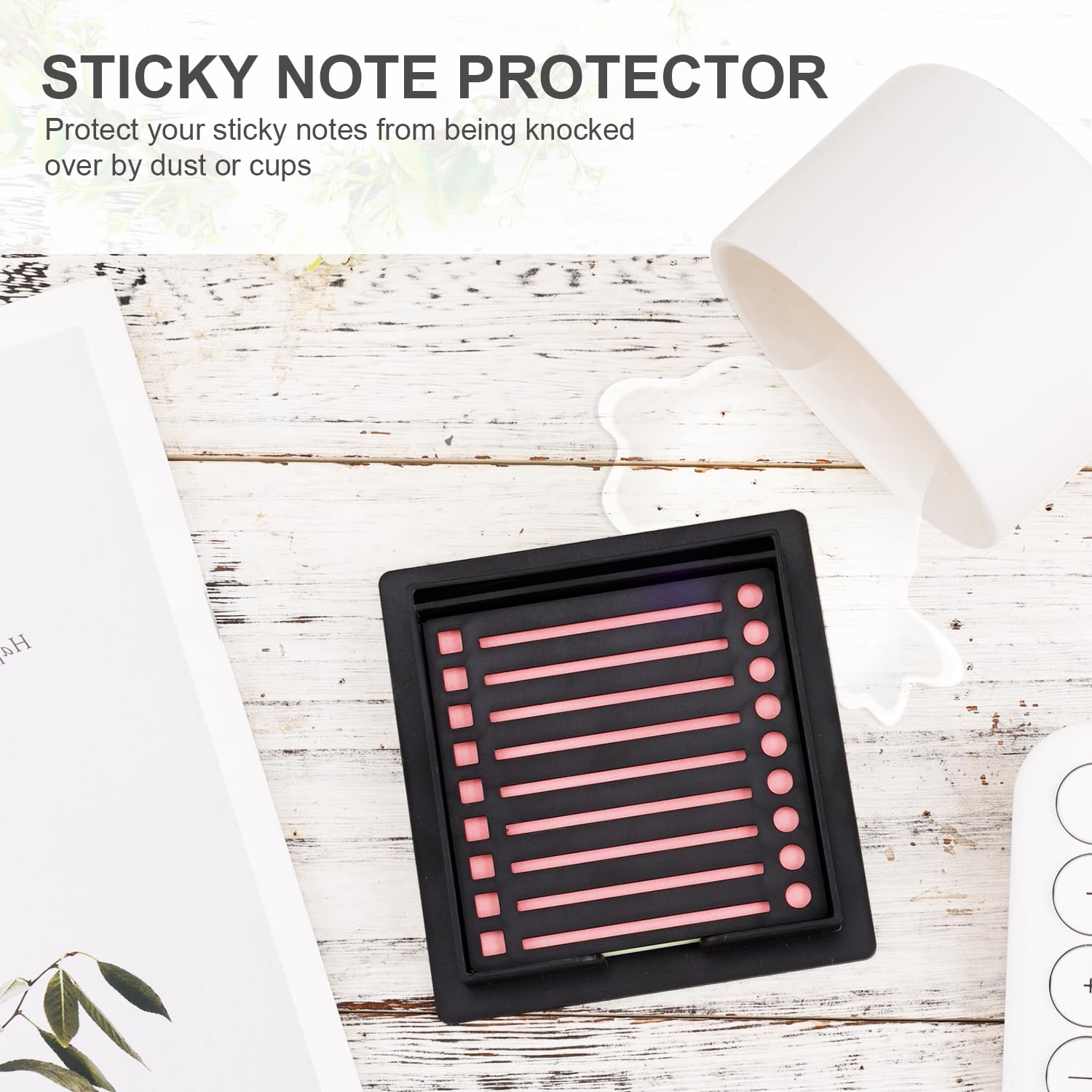Black Sticky Notes Holder