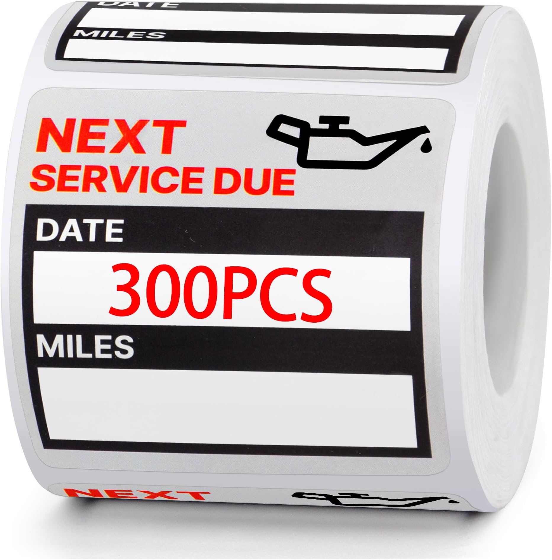 Amazon.com : 2 inch Oil Change Service Reminder Static Cling Stickers ...