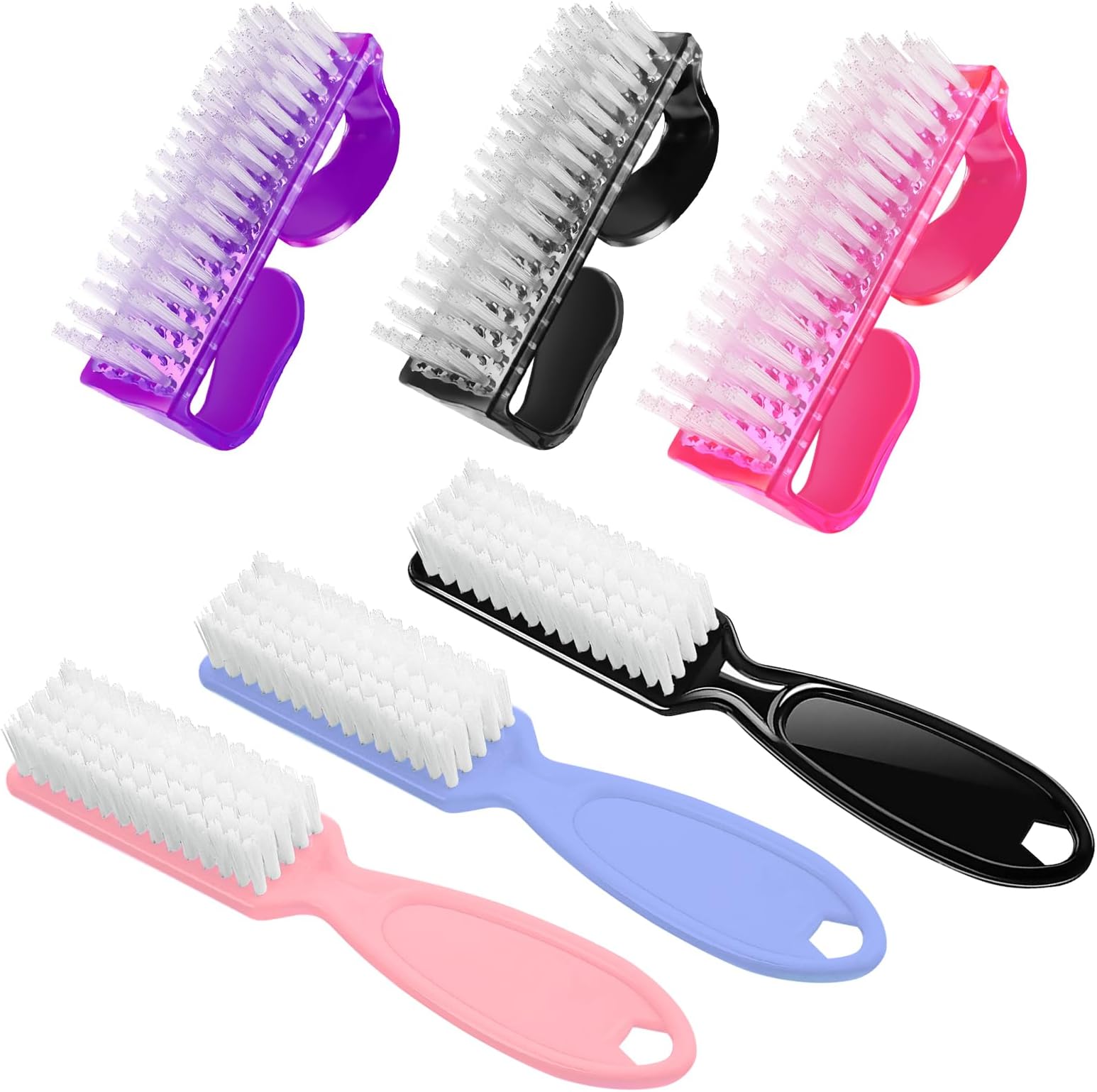 Amazon.com: Nail Brush for Cleaning Fingernails, Handle Grip Nail Scrubber Brush, Cleaner ...