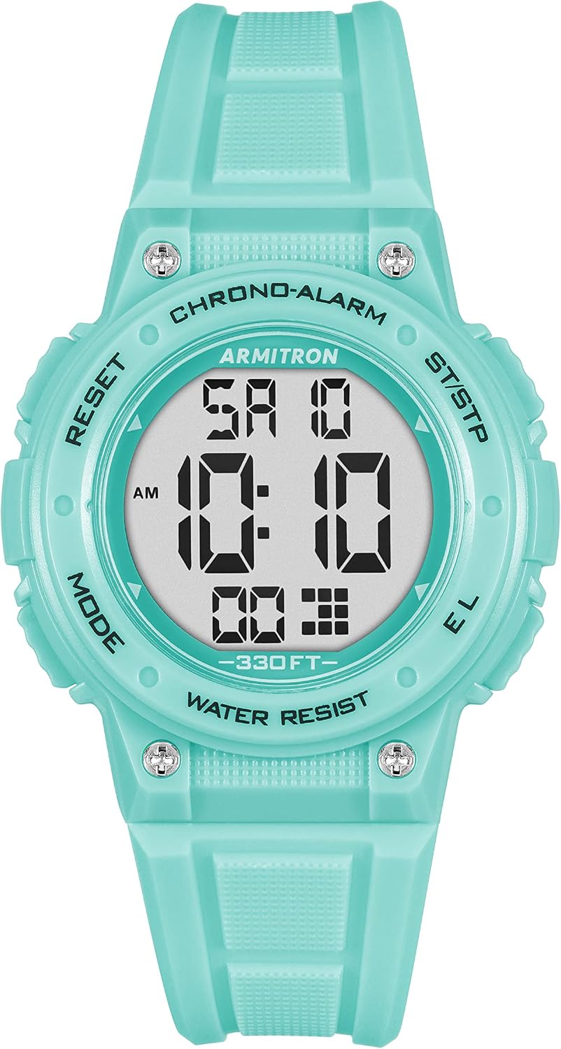 Amazon.com: Armitron Sport Women's Digital Chronograph Resin Strap ...