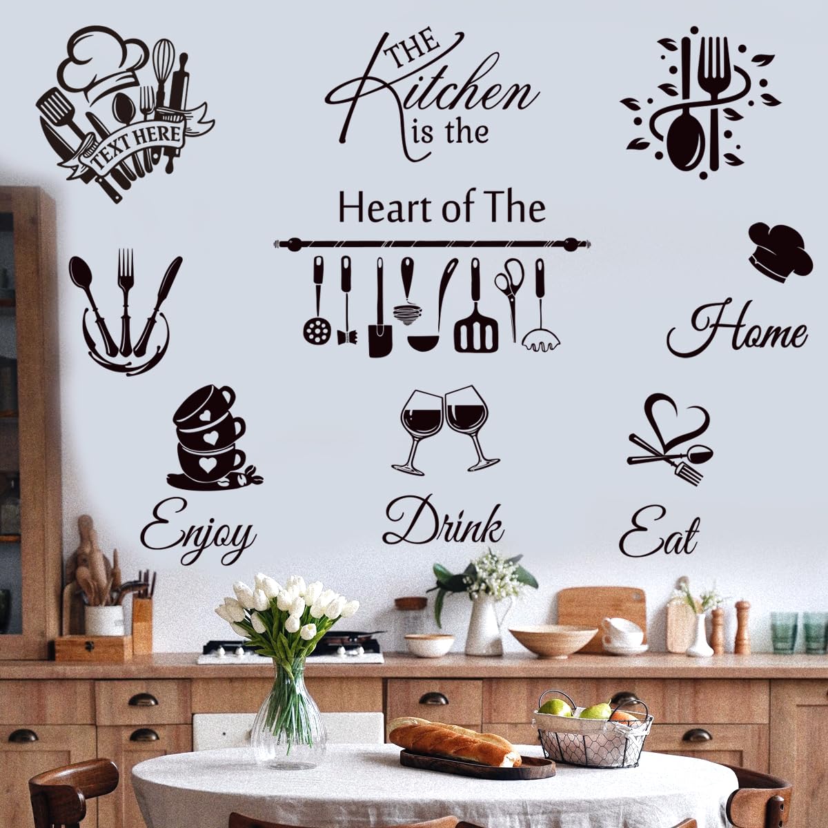 Wall Art Stickers For Dining Room