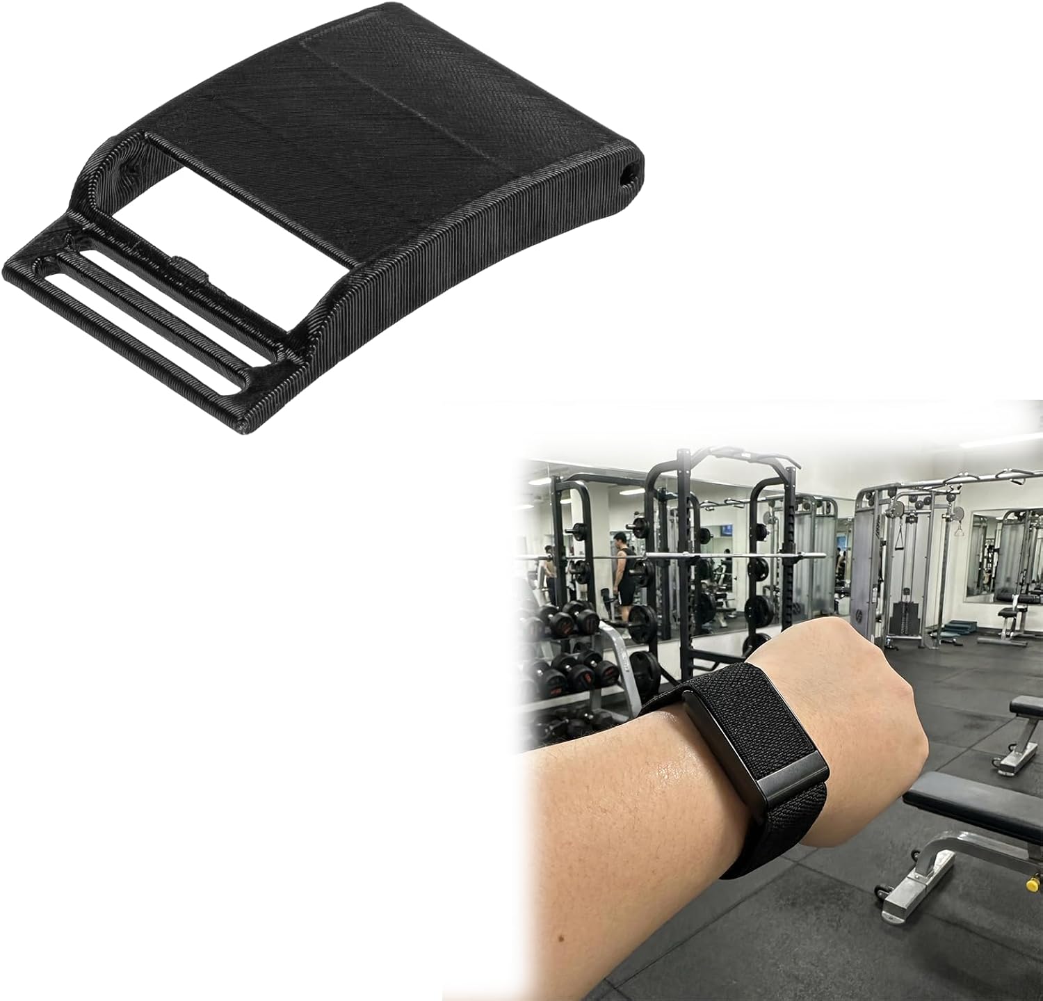 Amazon.com: Watch Band Adapter Black Compatible with Amazfit Helio Ring ...