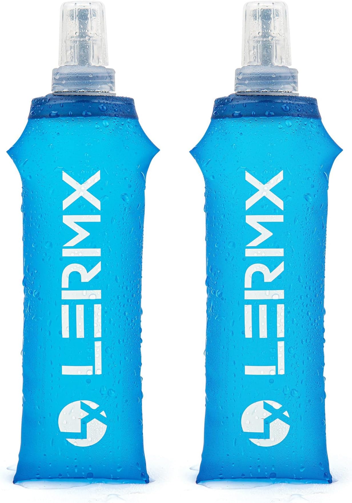 Amazon.com: LERMX Quick Grip Chill 17 oz / 500ml TPU soft Flask Water ...