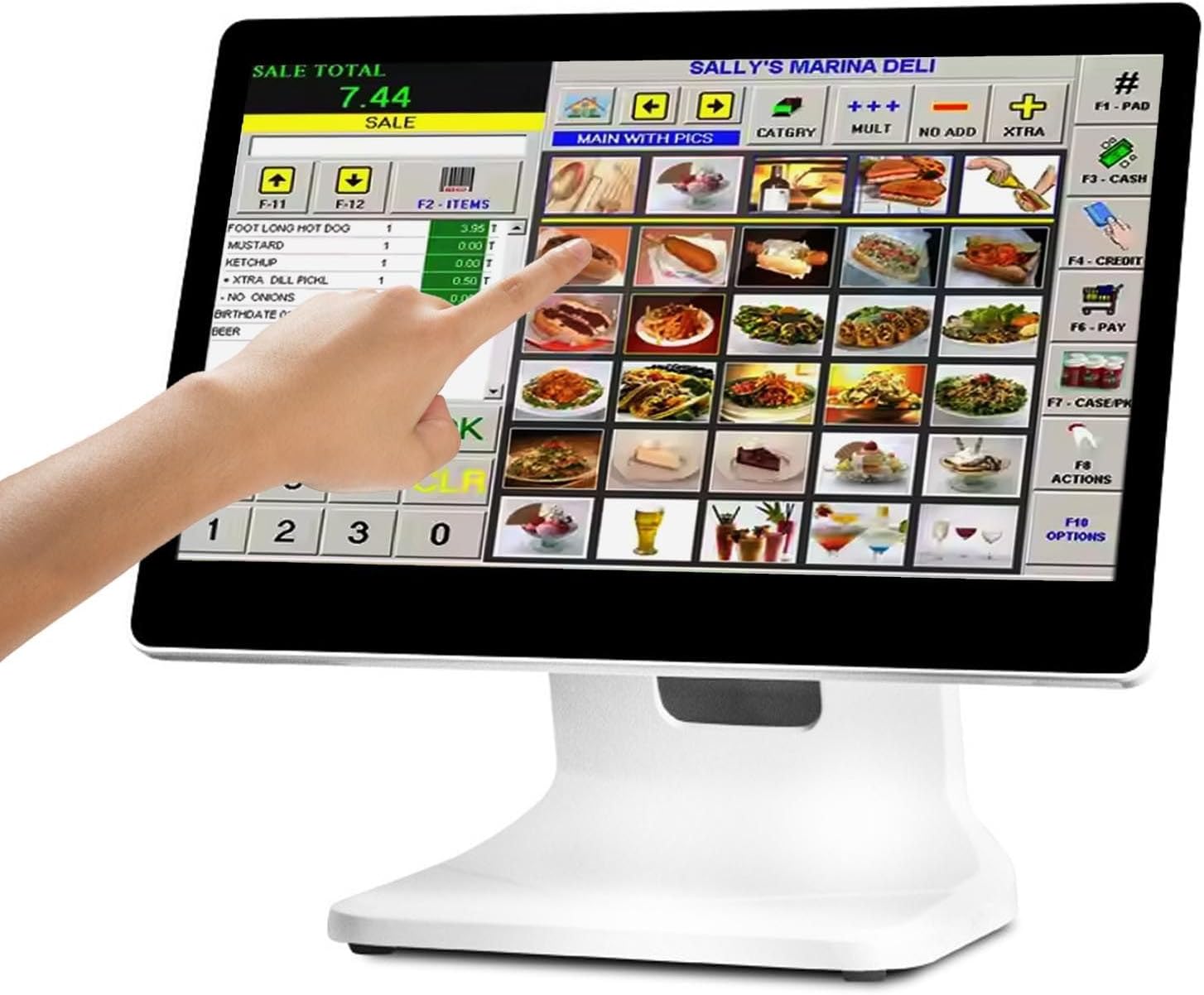 Amazon.com: Aredwhiterui All-in-One Smart Cash Register for Small ...