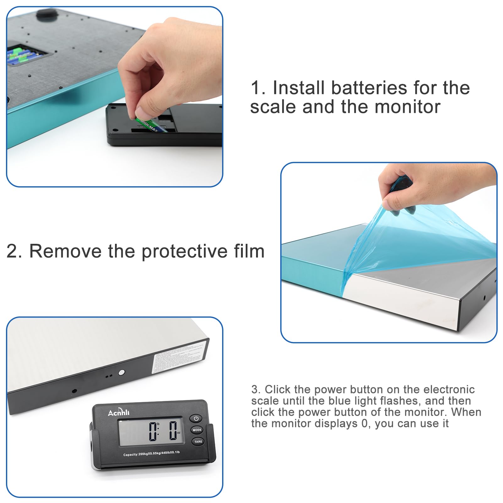 Snapklik.com : ACNHLI Transportation Scale Smart Digital Postal Scale ...
