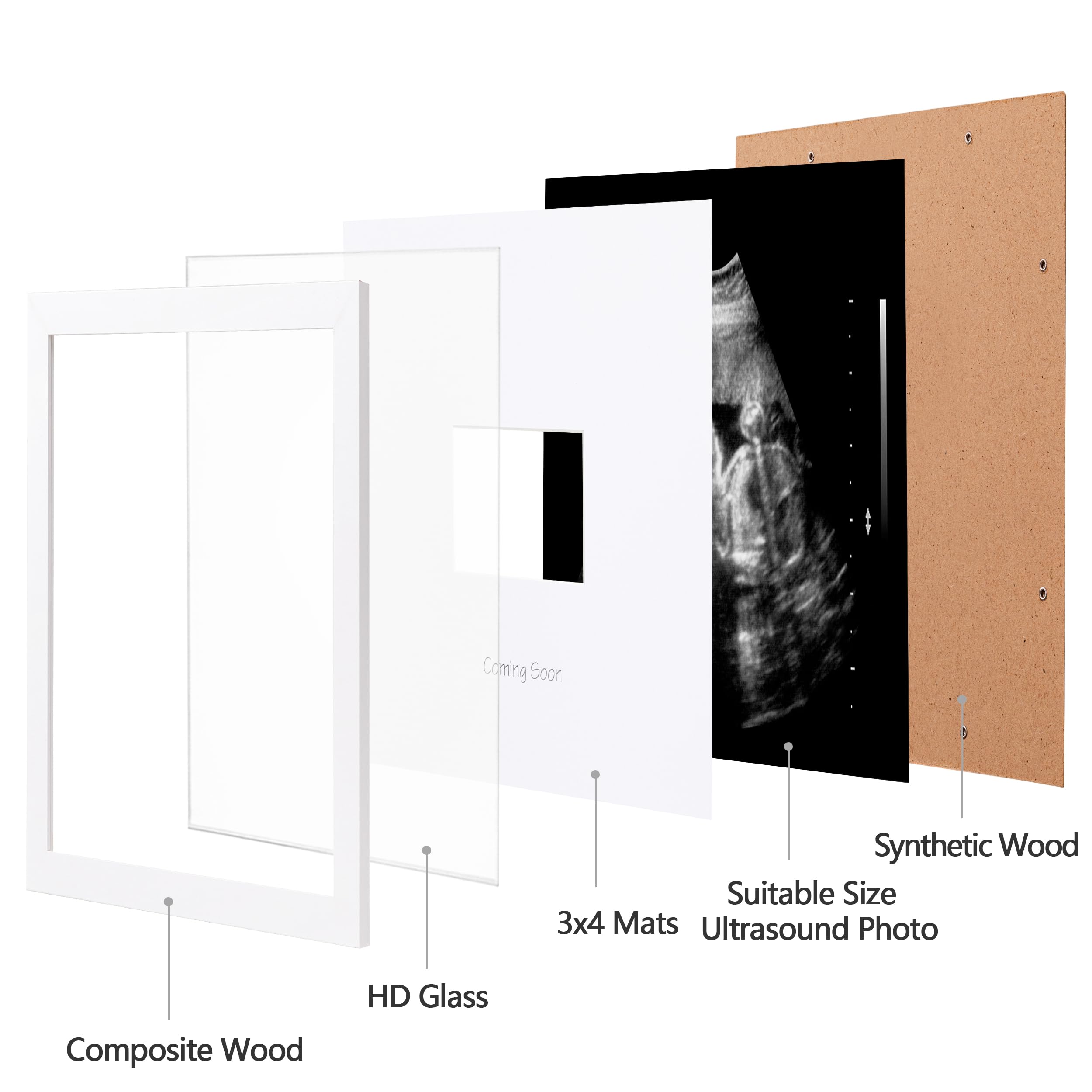 Snapklik.com : Eletecpro Baby Sonogram Picture Frame, 34 Ultrasound ...