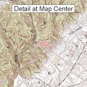 Amazon.com: USGS Topographic Quadrangle Map - Abingdon, Virginia ...