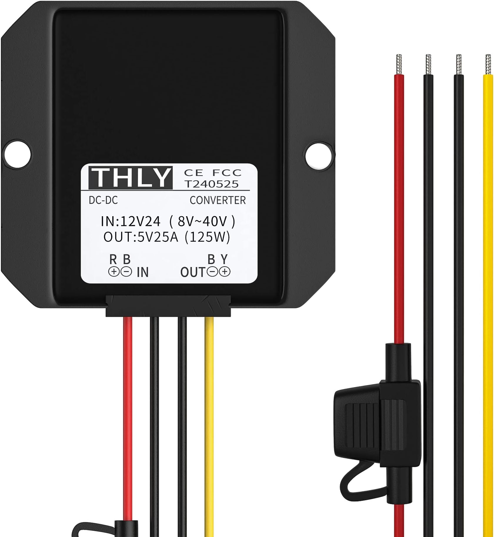 Amazon.com: 24V to 12V Step Down Converter 30A 360W with Fuse ...