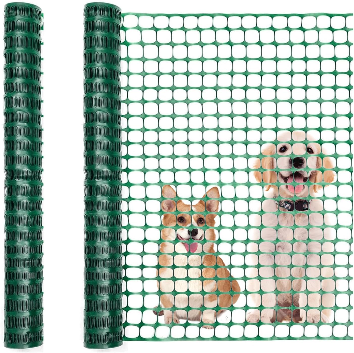 BOYVEN 2 Roll Garden Fencing, Garden Fence, 4x100’ Feet, 10.7 lb/roll ...