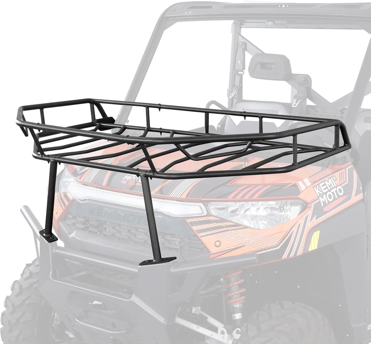 Amazon.com: KEMIMOTO Hood Rack Compatible with Polaris Ranger, Heavy ...