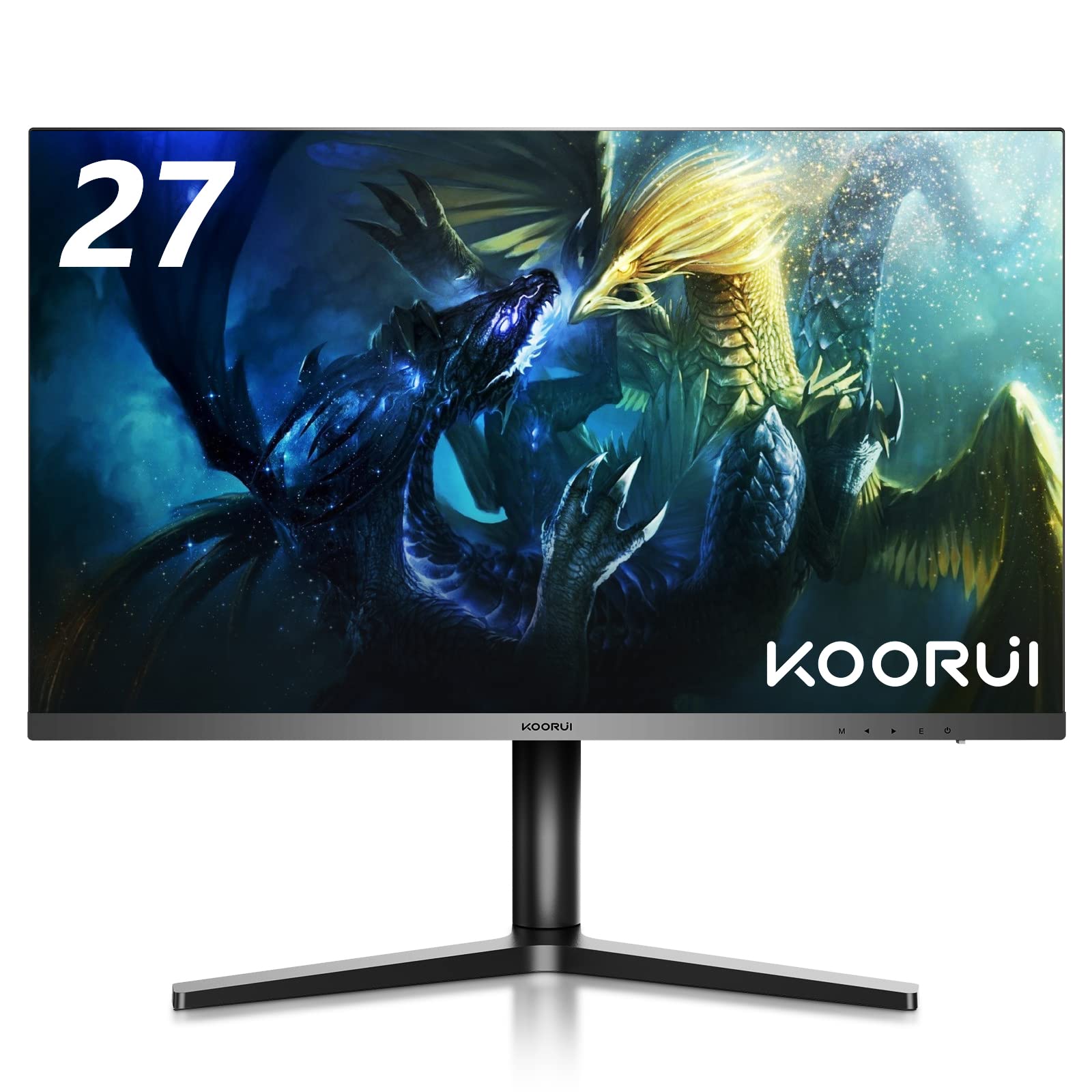 KOORUI 27 Inch QHD Gaming Monitor 144 Hz, IPS, 1ms, DCI-P3 90% Color ...