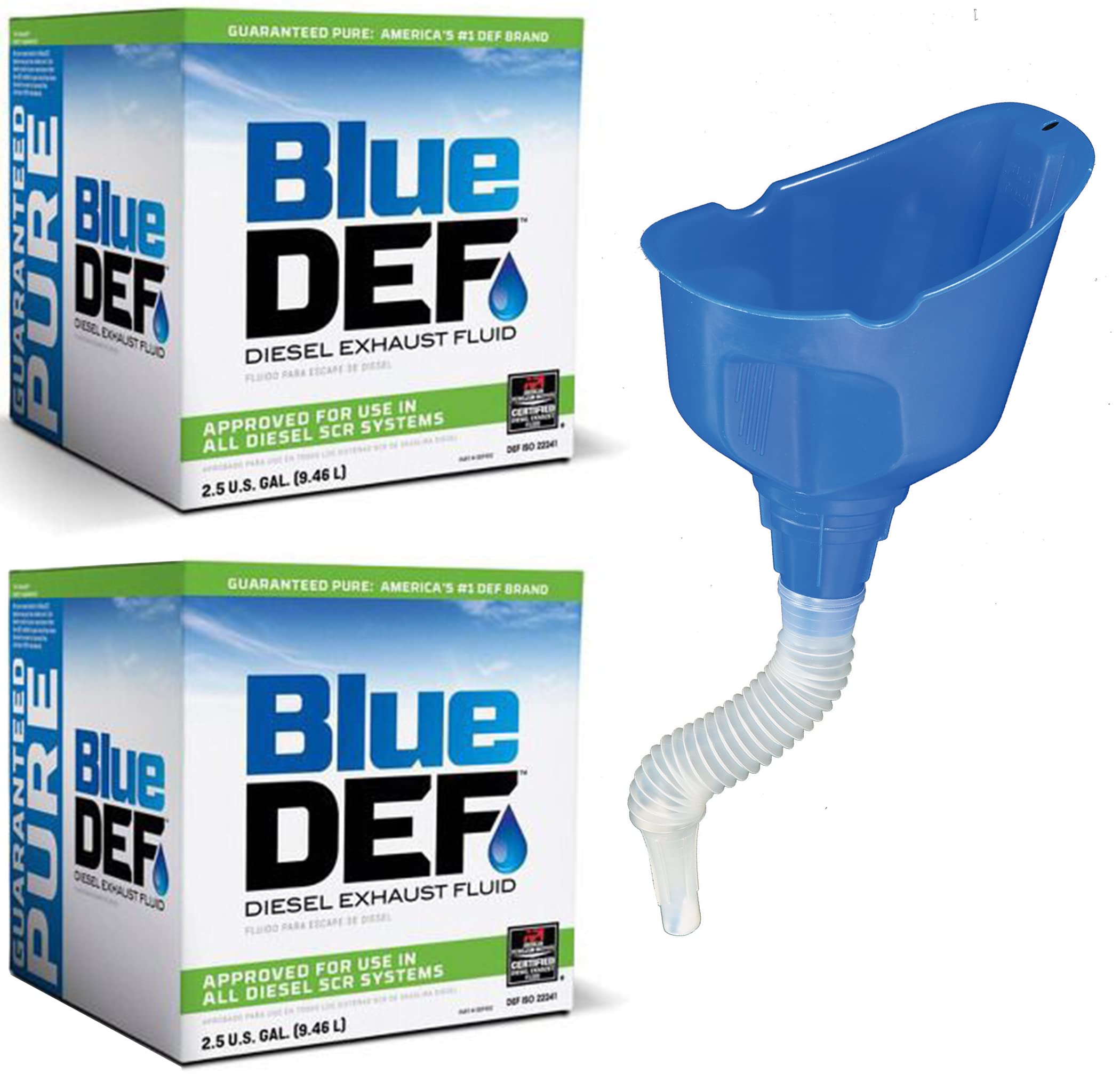 Amazon.com: Elite Tool Center 2 Pack 2.5 Gallon Blue DEF Diesel Exhaust ...