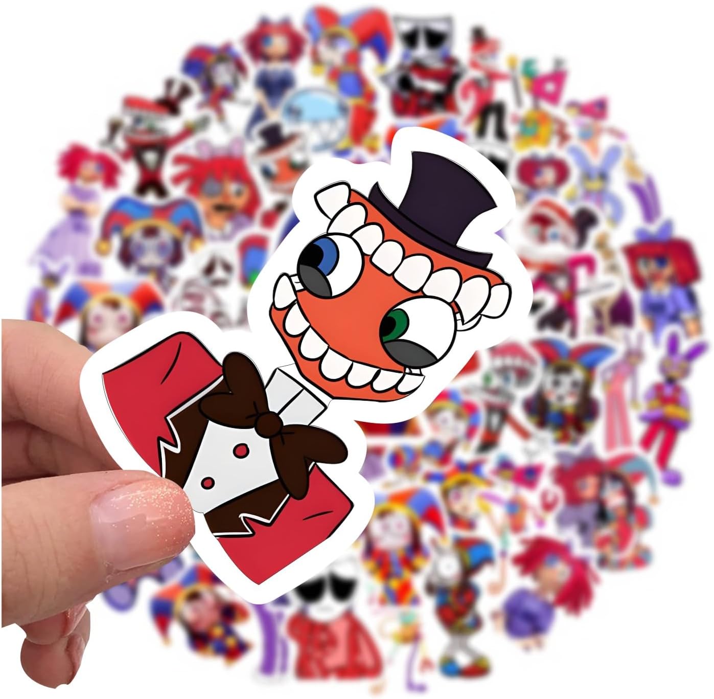 Amazon.com: 88pcs The Amazing Digital Circus Stickers for Water Bottles ...