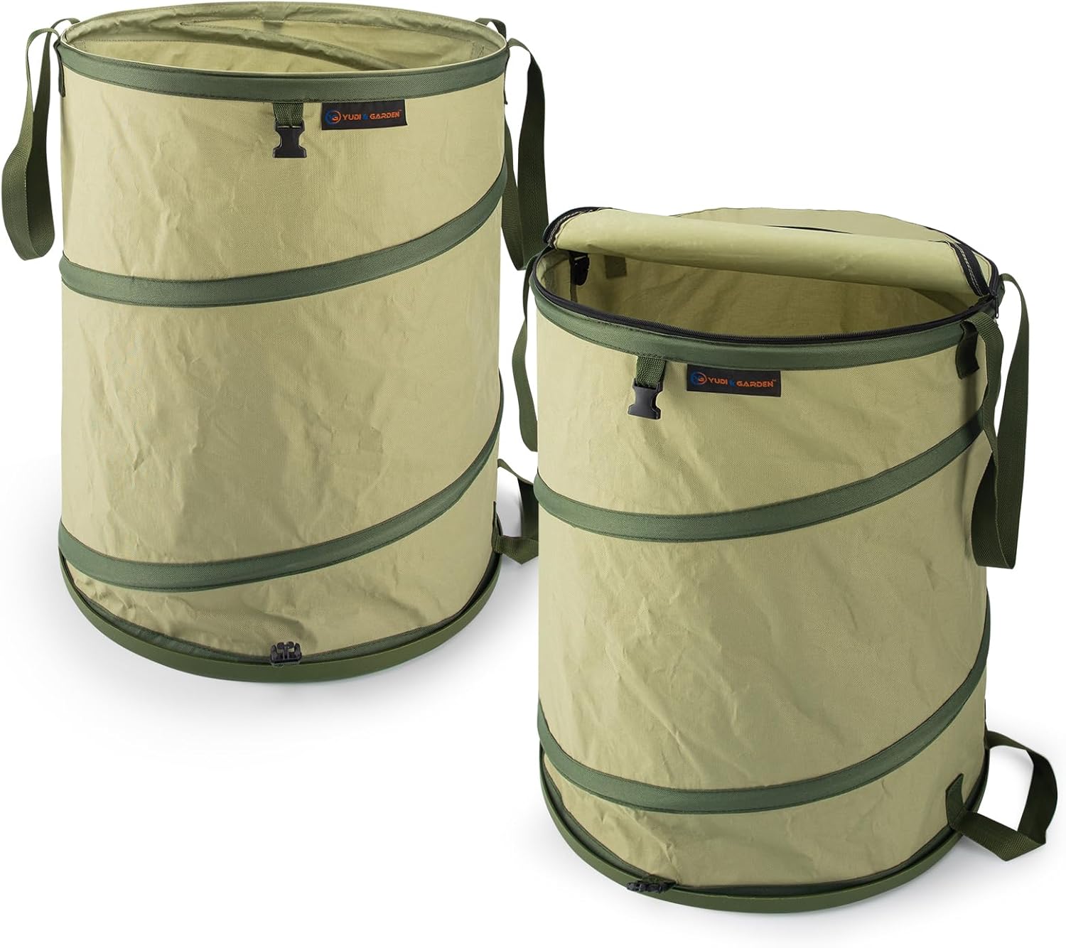 Amazon.com : YUDI & GARDEN 29 Gallon Hard Bottom Collapsible Trash Can ...