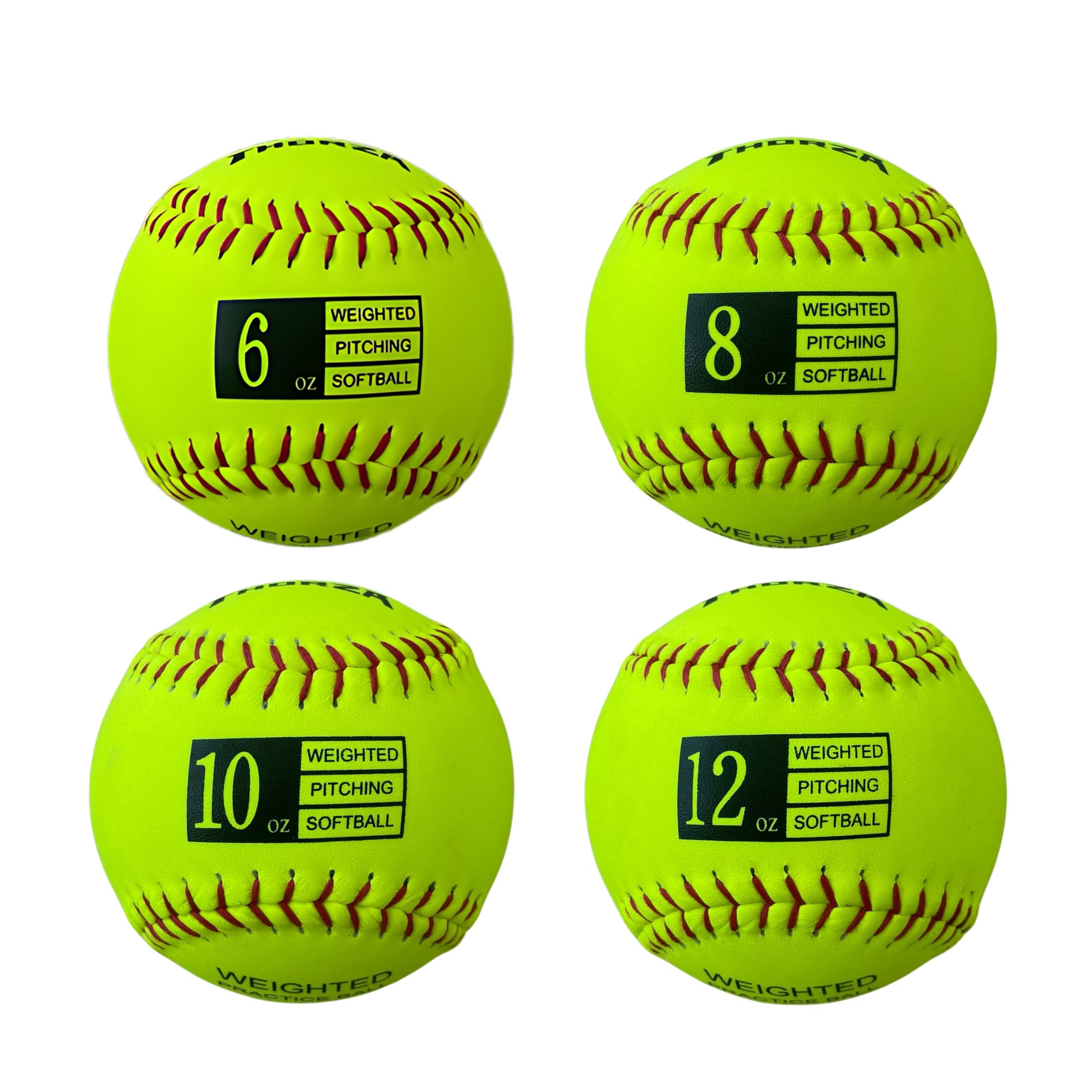 Snapklik.com : Thorza Weighted Practice Softballs For Throwing
