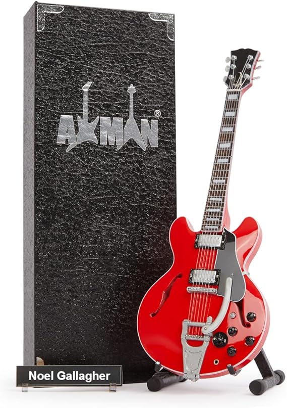 Axman Noel Gallagher (Oasis) Miniature Guitar Replica - Music Gifts ...