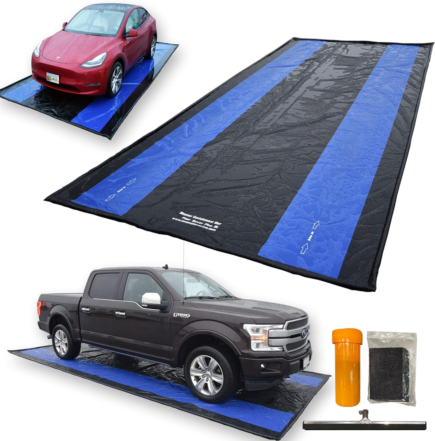 Truck Garage Mat Seamax Floor Saver Plus21 Garage Containment Mat