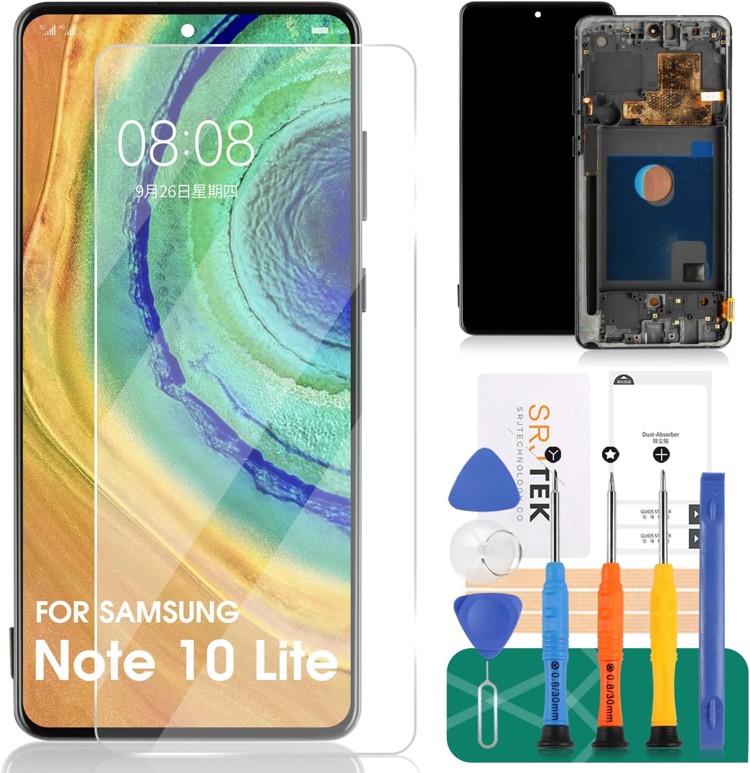 Amazon.com: OLED Screen Replacement for Samsung Galaxy Note 10 Lite LCD ...