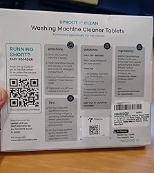 Amazon.com: Uproot Clean Washing Machine Cleaner Tablets - 24 Pack for ...