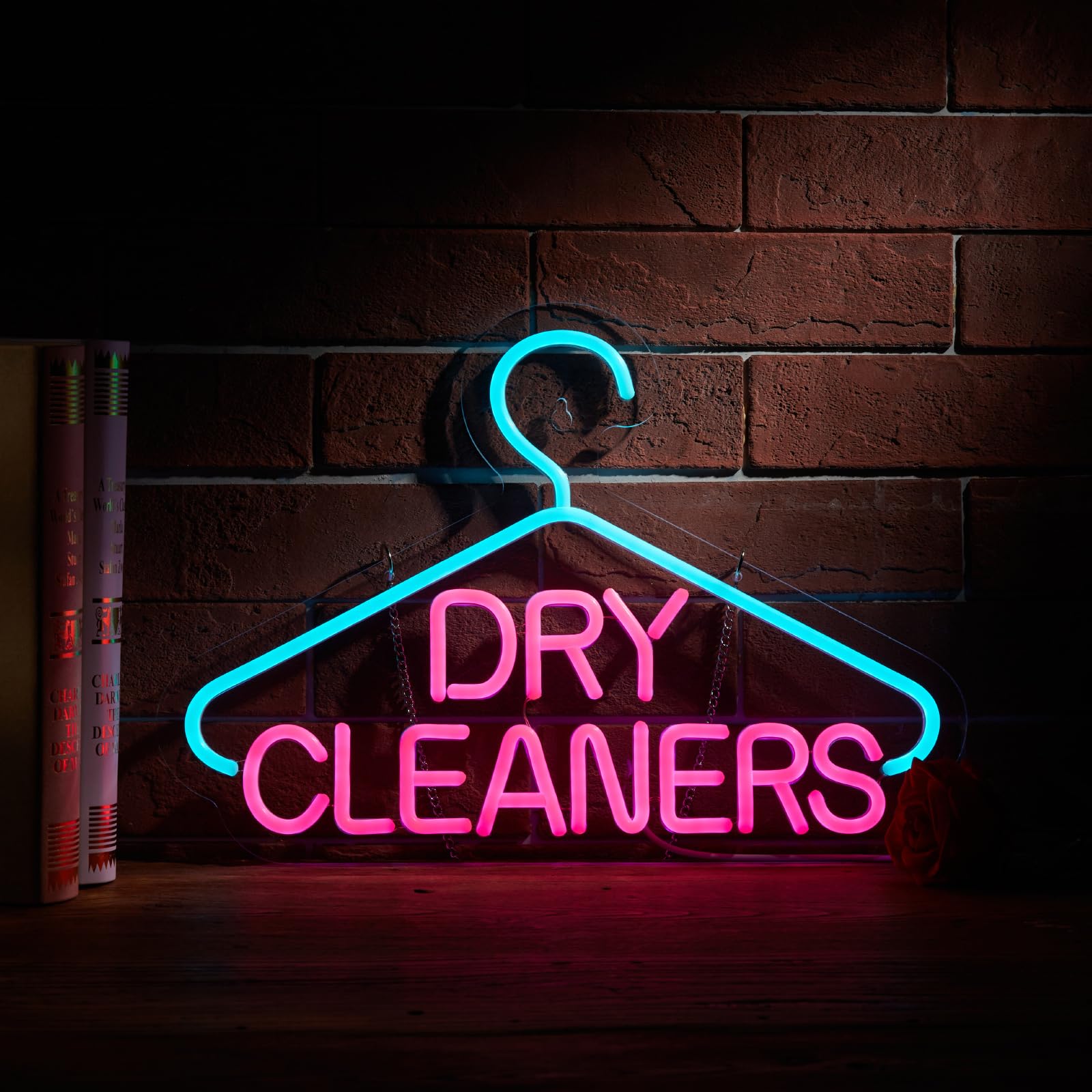 Amazon.com : DRY Cleaners Neon Sign for Wall Décor with Dimmable Switch ...