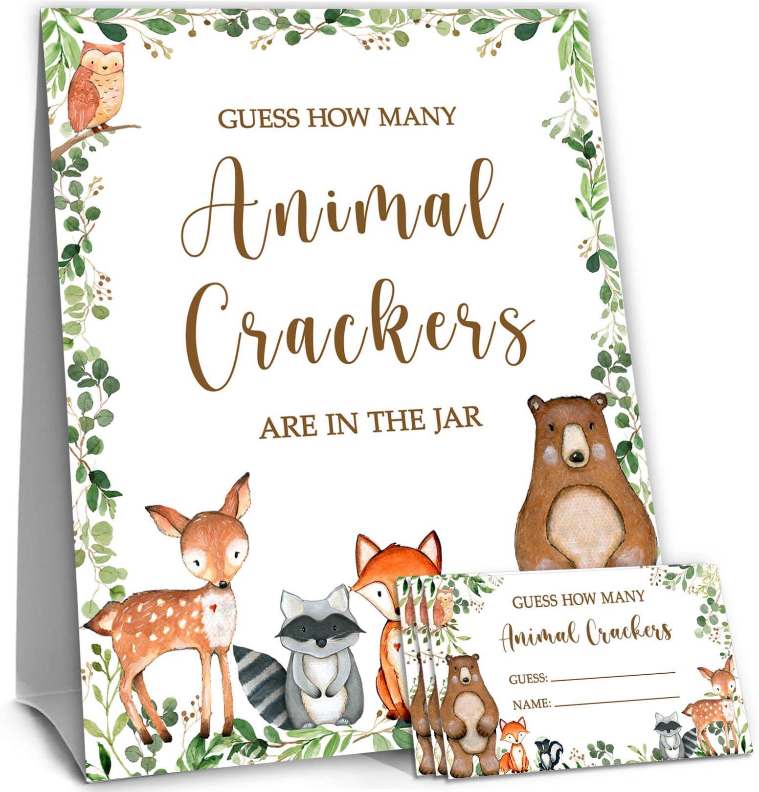 Buy Woodland Guess How Many Animal Crackers Guessing Game, Forest ...