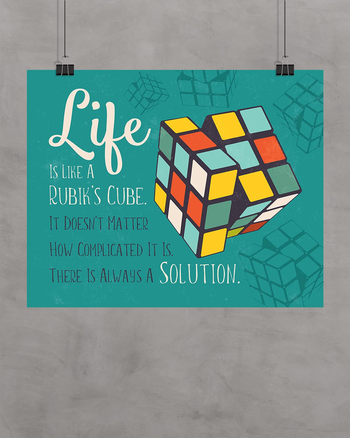 Cube Life Quotes Quote Cube Etsy UK