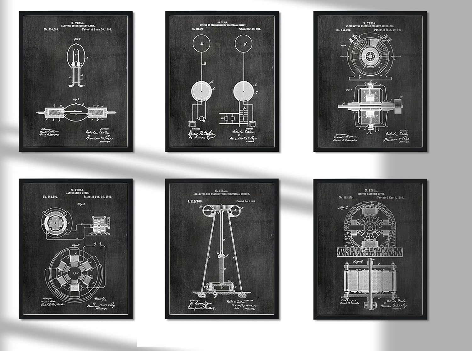 Amazon.com: Nikola Tesla Gifts Engineers - Steampunk Wall Decor 6 (8 ...