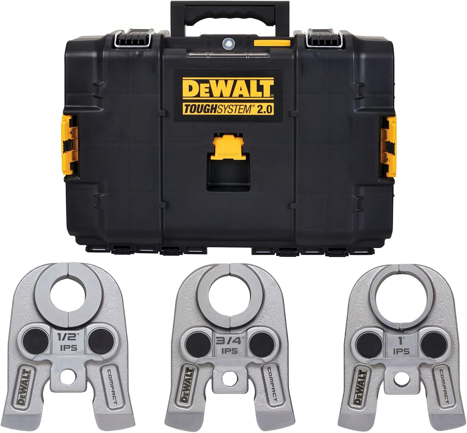 DEWALT Compact IPS Press Jaws Kit, 1/2In. - 1-1/4In., IPS Kit for Press ...
