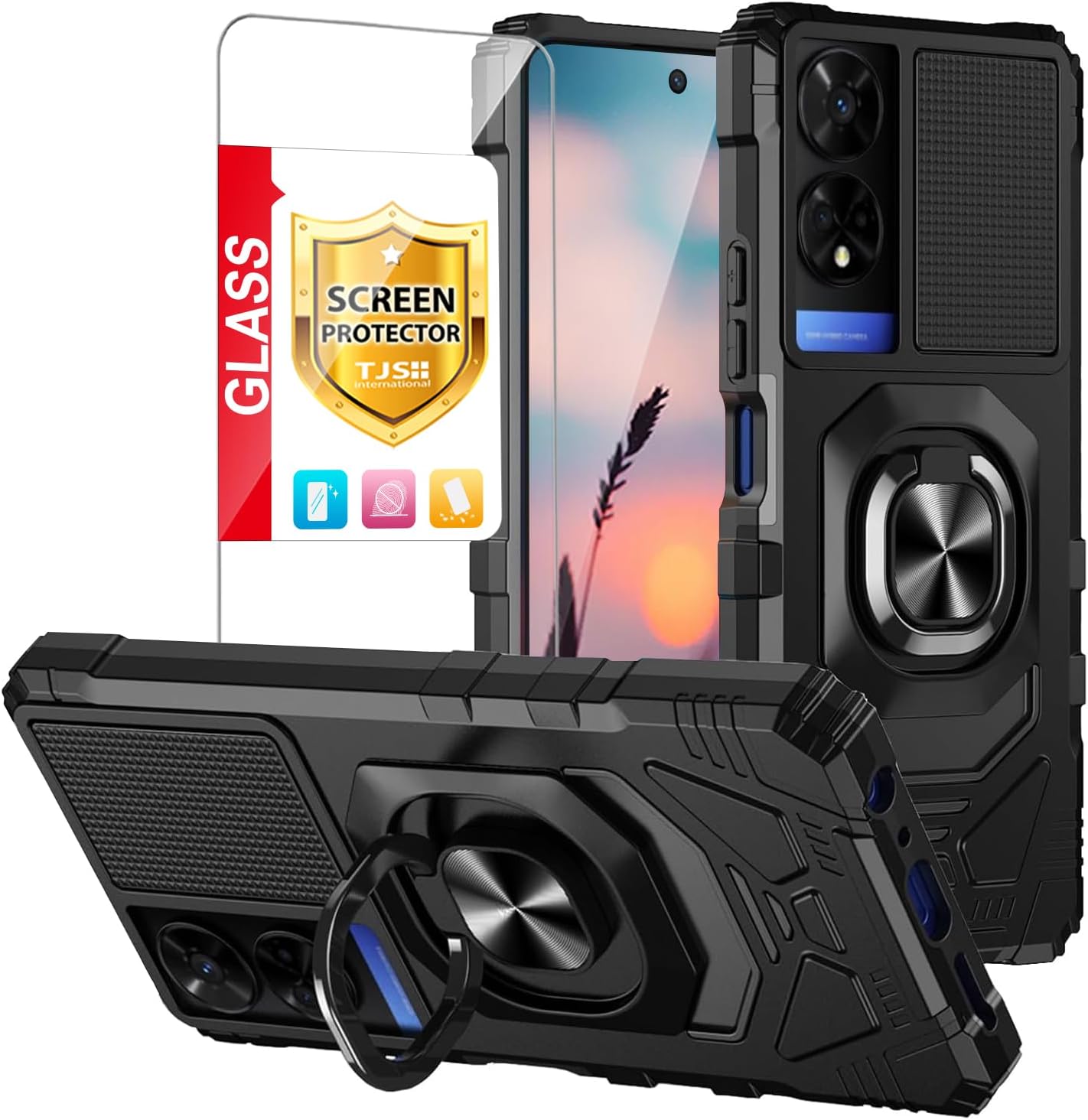 Amazon.com: TJS Compatible for TCL 50 XE 5G (T614SP) Case, TCL 50 XE ...