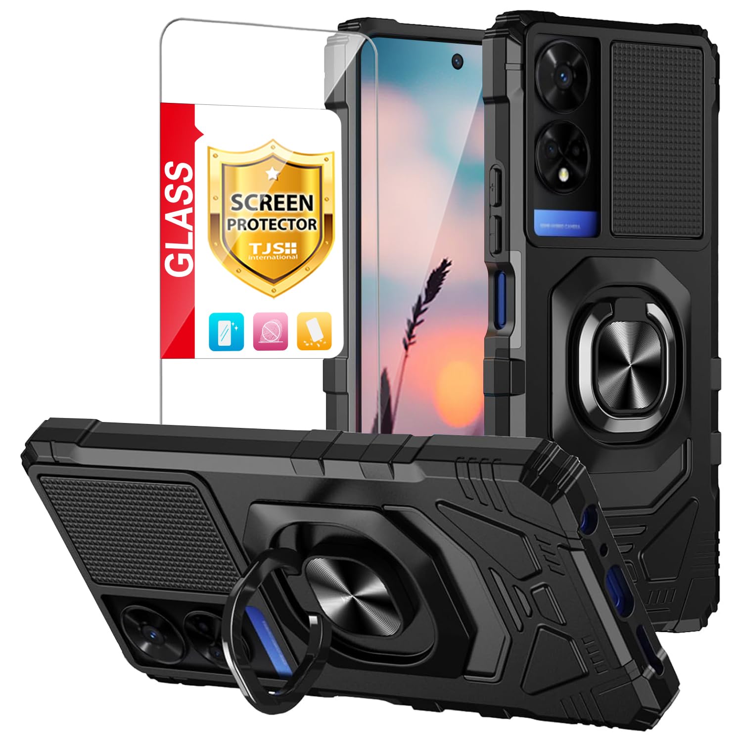 Amazon.com: TJS Compatible for TCL 50 XE 5G (T614SP) Case, TCL 50 XE ...