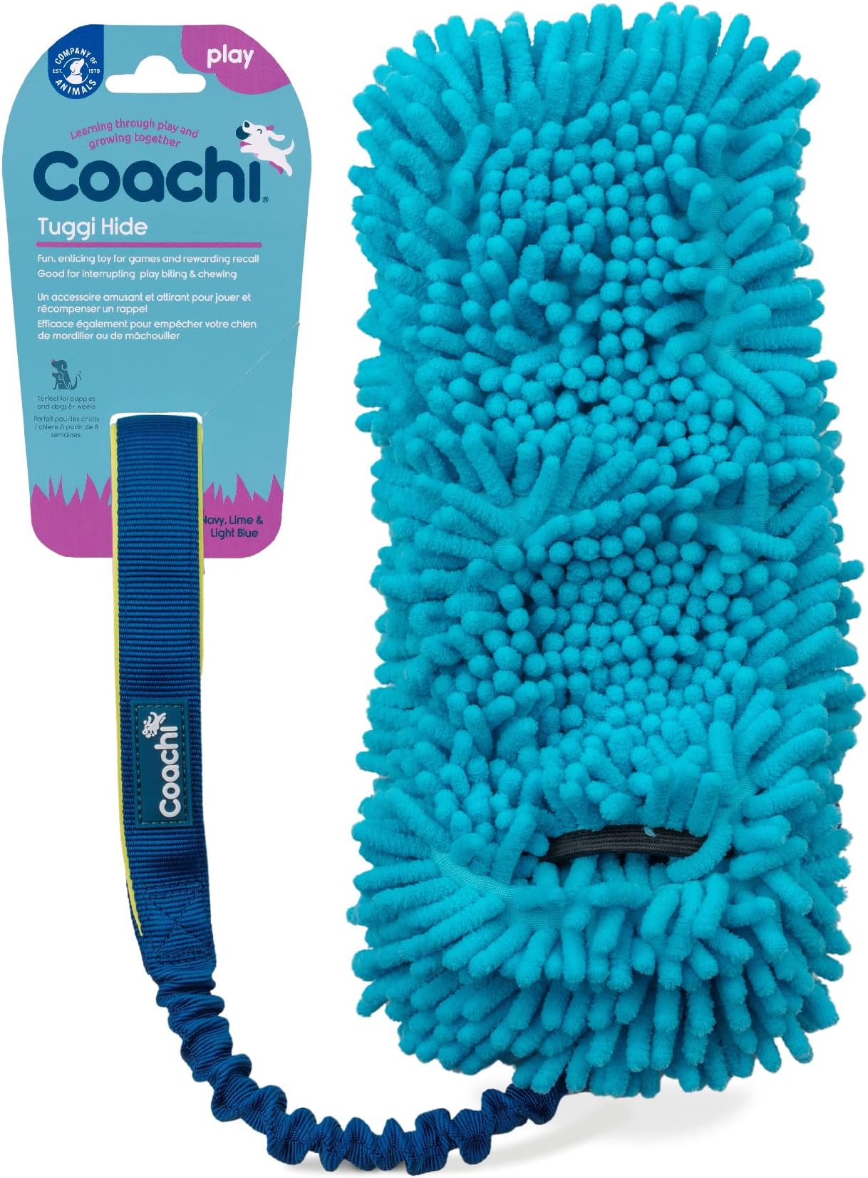 Coachi Tuggi Hide - Interactive Dog Toy for Tug of War & Play. Strong ...