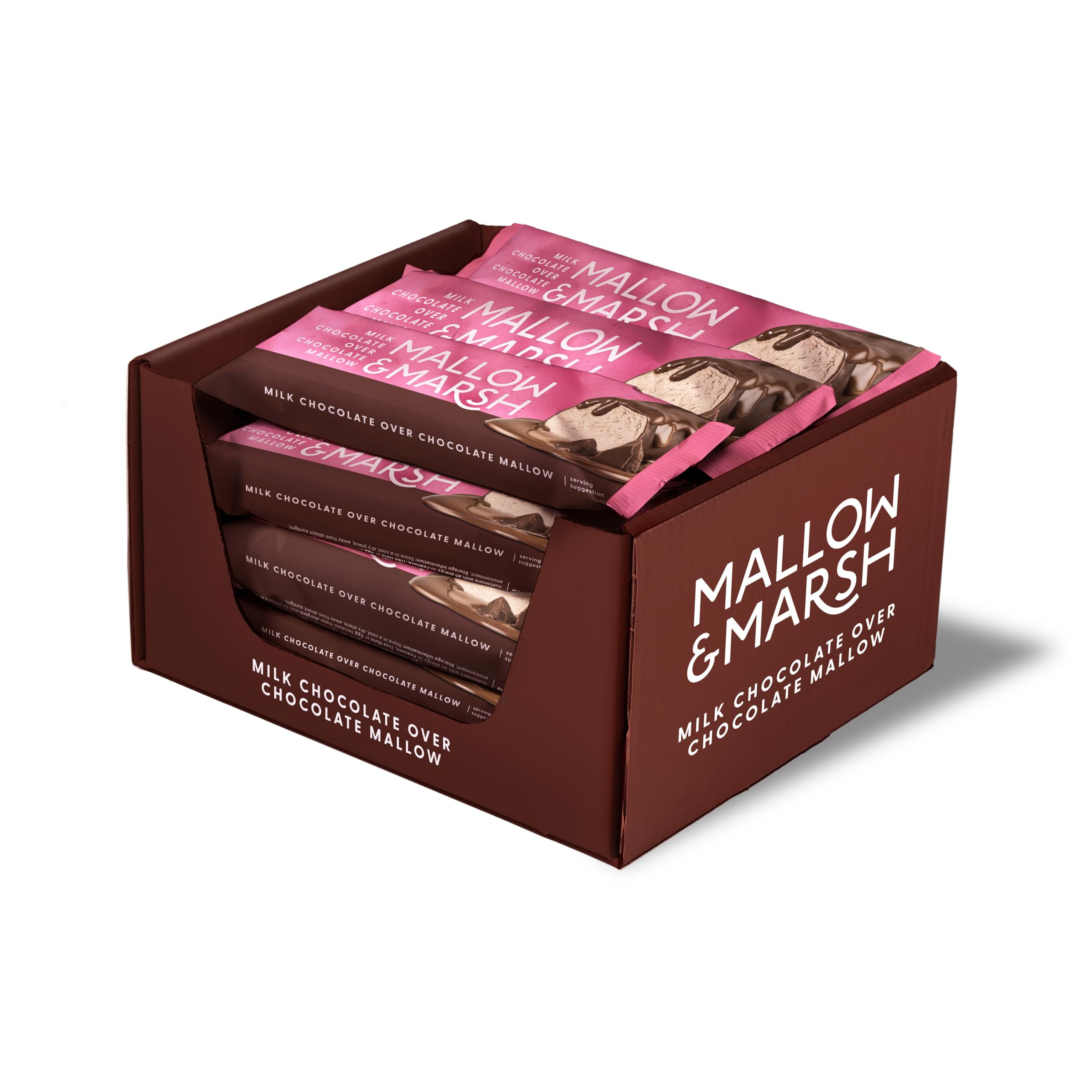 Mallow & Marsh Chocolate Marshmallow Bar - Multipack 12 x 35 g : Amazon ...