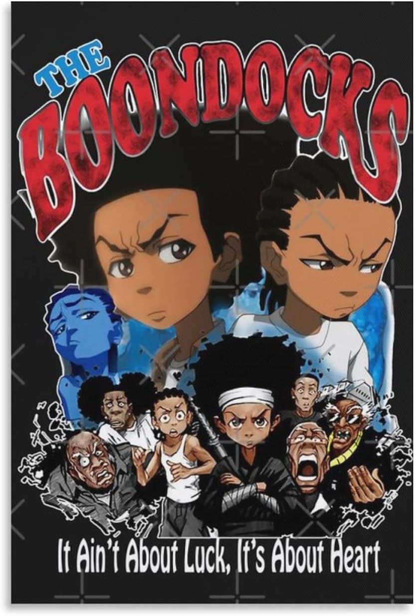 Amazon.com: JIANLE The Boondocks Posters American Adult Animation ...