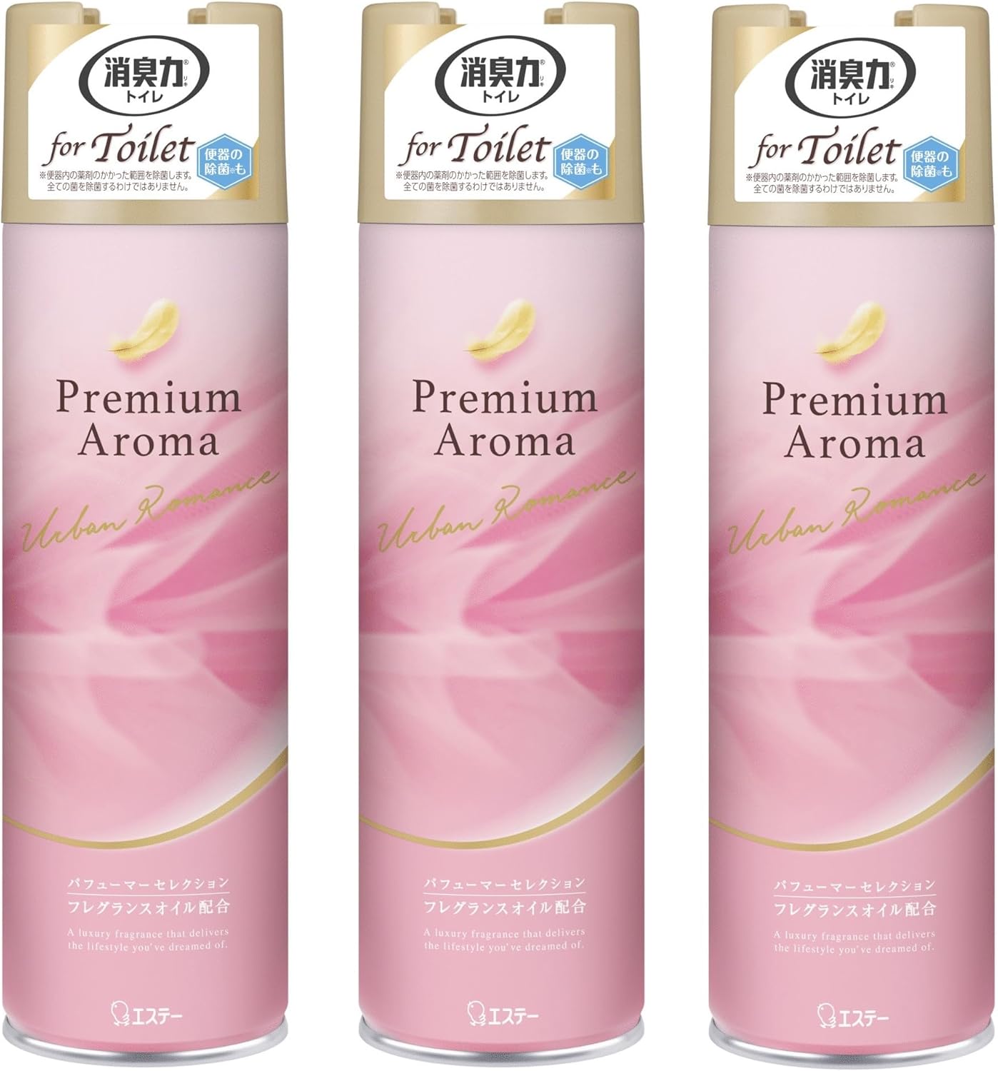 Amazon.co.jp: 消臭力 プレミアムアロマ [まとめ買い] トイレ用 スプレー アーバンロマンス 365mL×3個 トイレ 消臭スプレー 消臭剤 消臭 芳香剤 : ドラッグストア