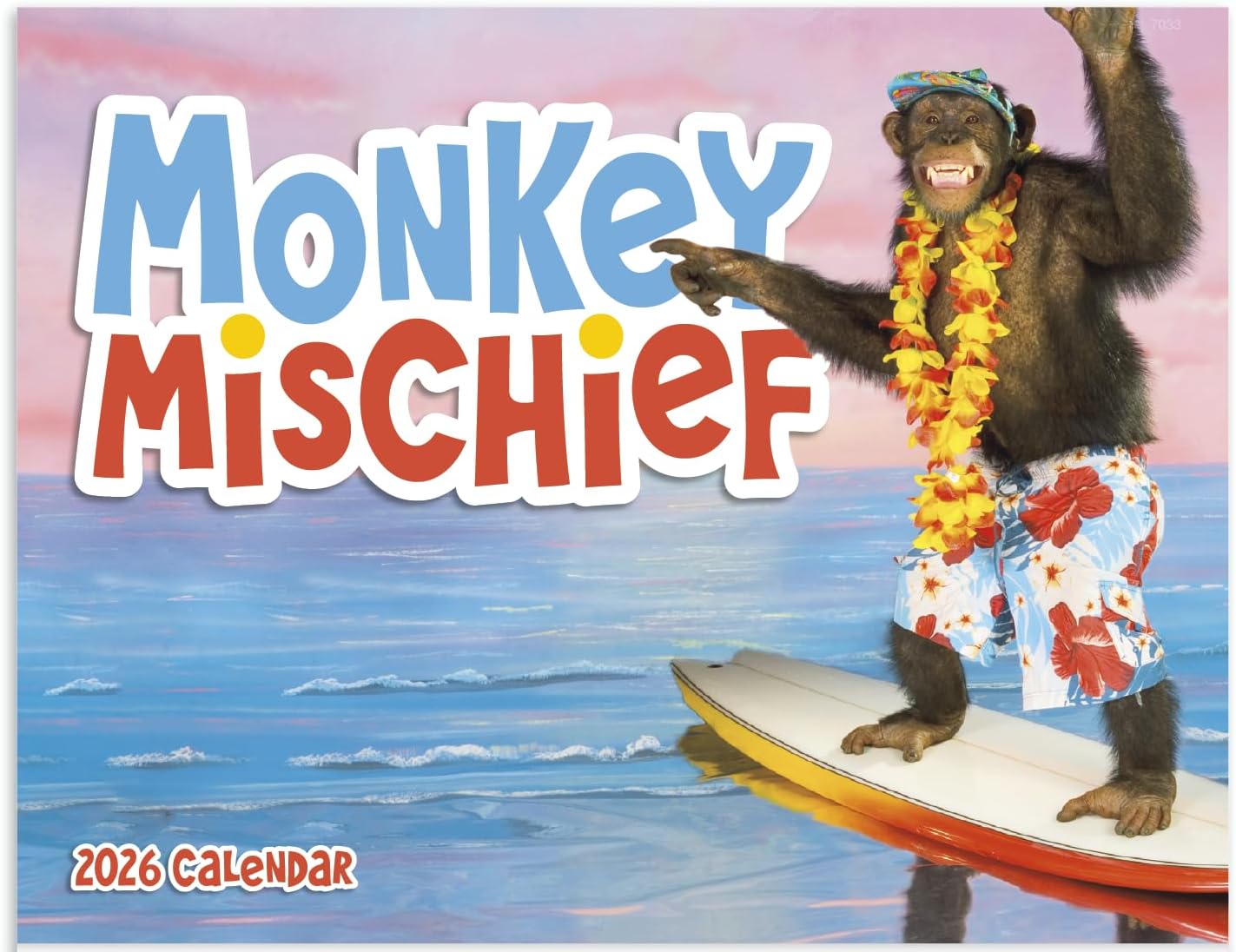 Amazon.com: Monkey Mischief Funny 2026 Hanging Wall Calendar - 19" x 11 ...