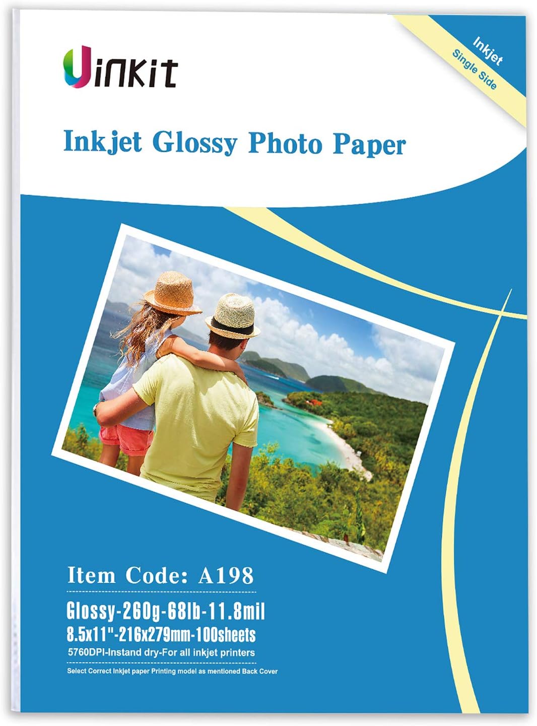 Amazon.com : 4x6 Inch Premium Double Sided Glossy Photo Size Paper ...