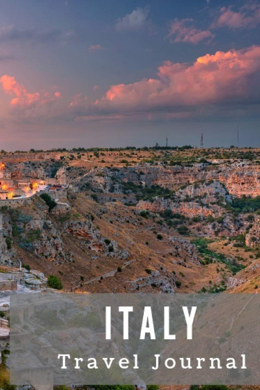 Italy Travel Journal: Travel log/book with 50 double pages for diary ...