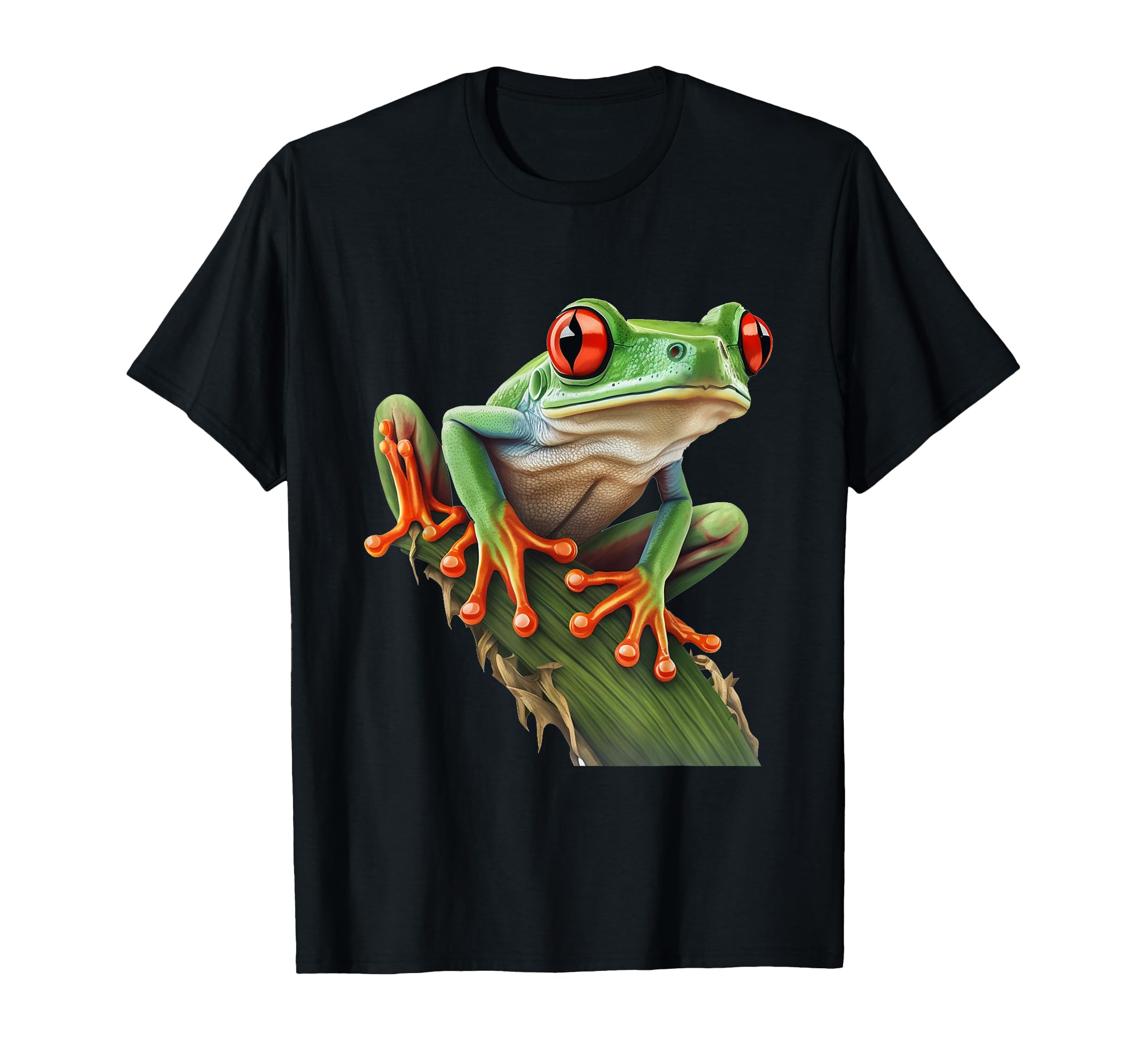 Amazon.com: Red Eyed Tree Frog Rainforest Amphibian Leaping Frog T ...