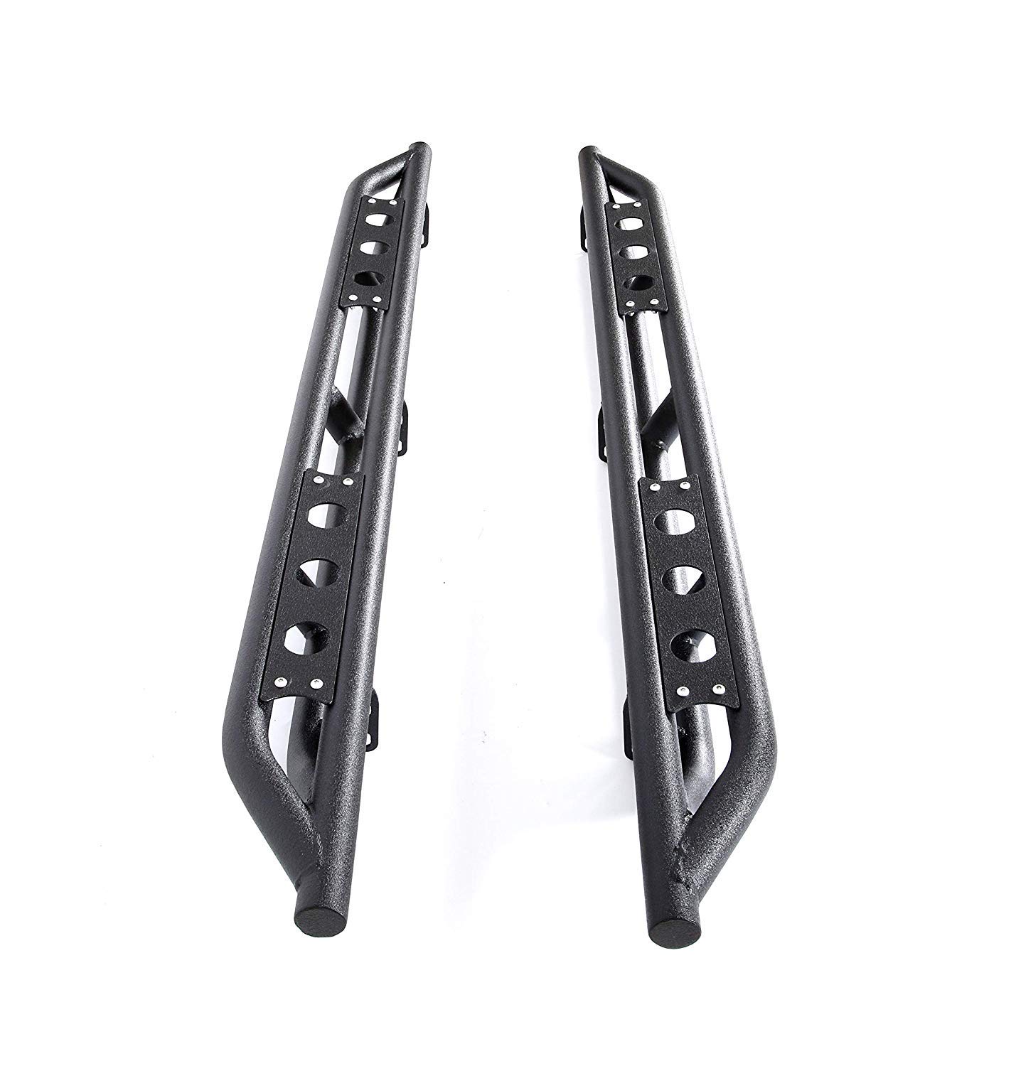 Span Textured Black Rock Crawler Rock Slider Armor Bar Side Step Rail ...