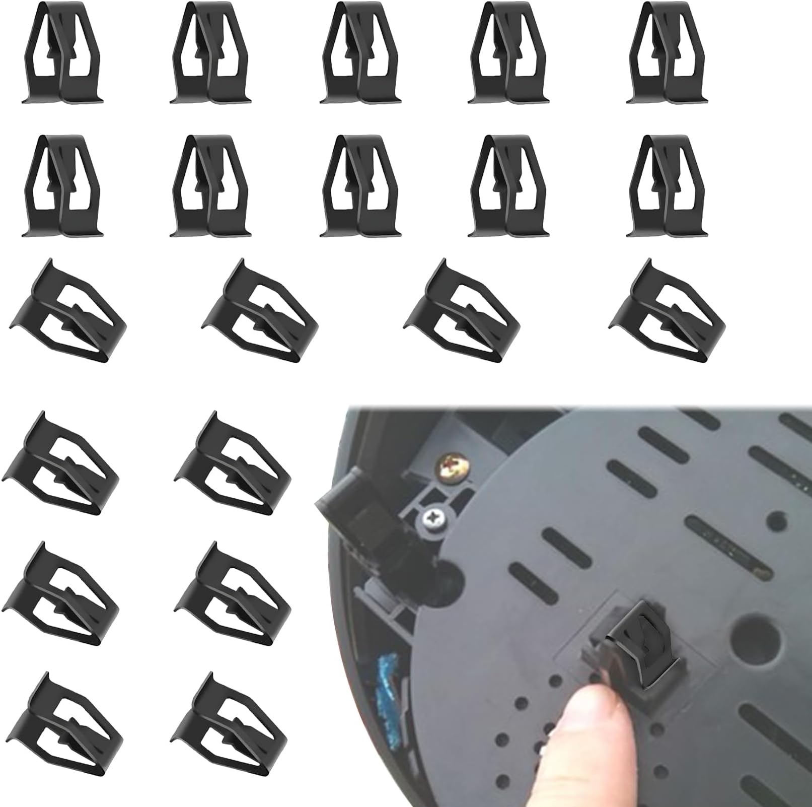 Amazon.com: RACOONA 20PCS Dashboard Trim Clips, Automotive Plastic ...